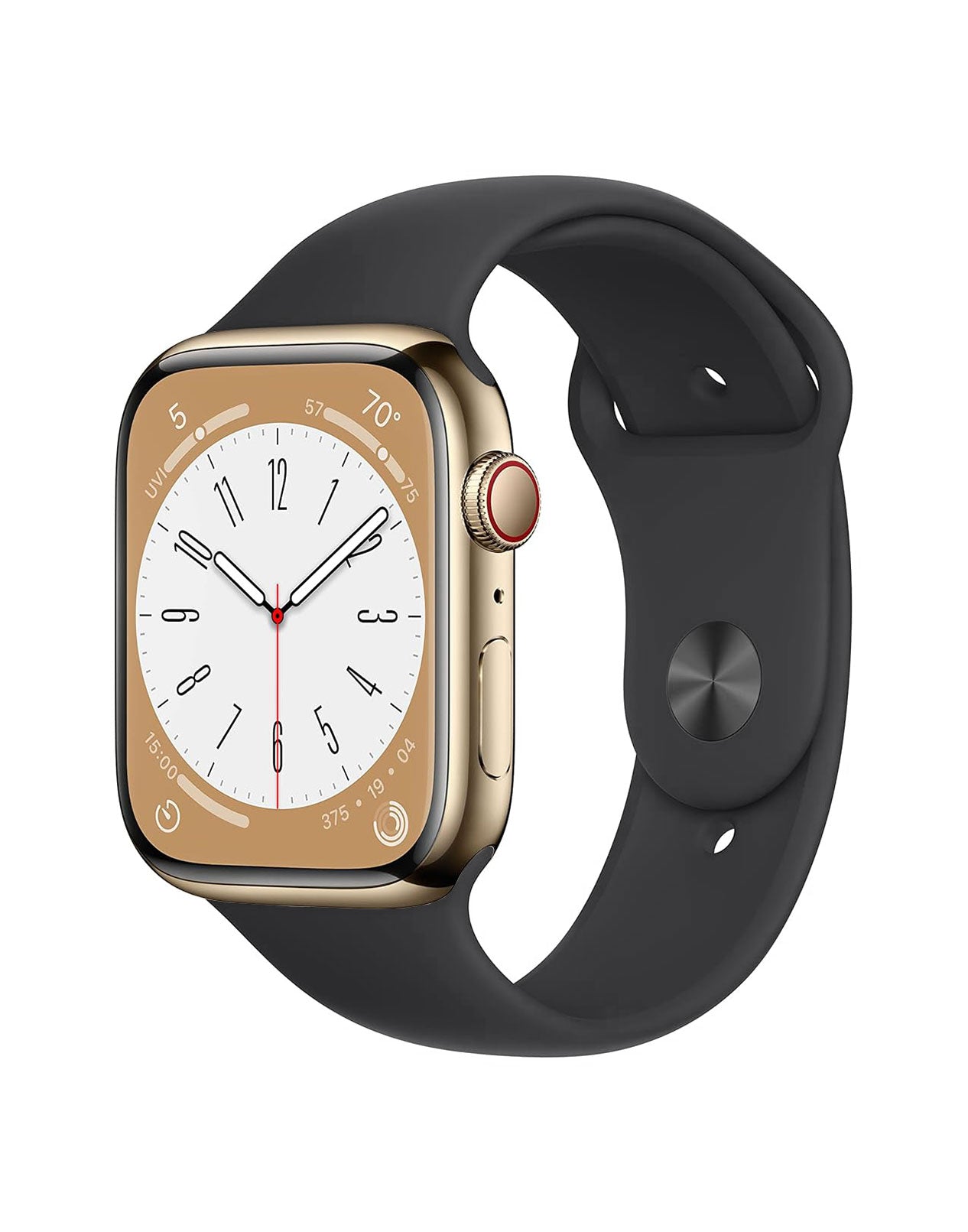 Apple Watch Series 8 41mm | GPS + Cellular | Stainless Steel | Black ...