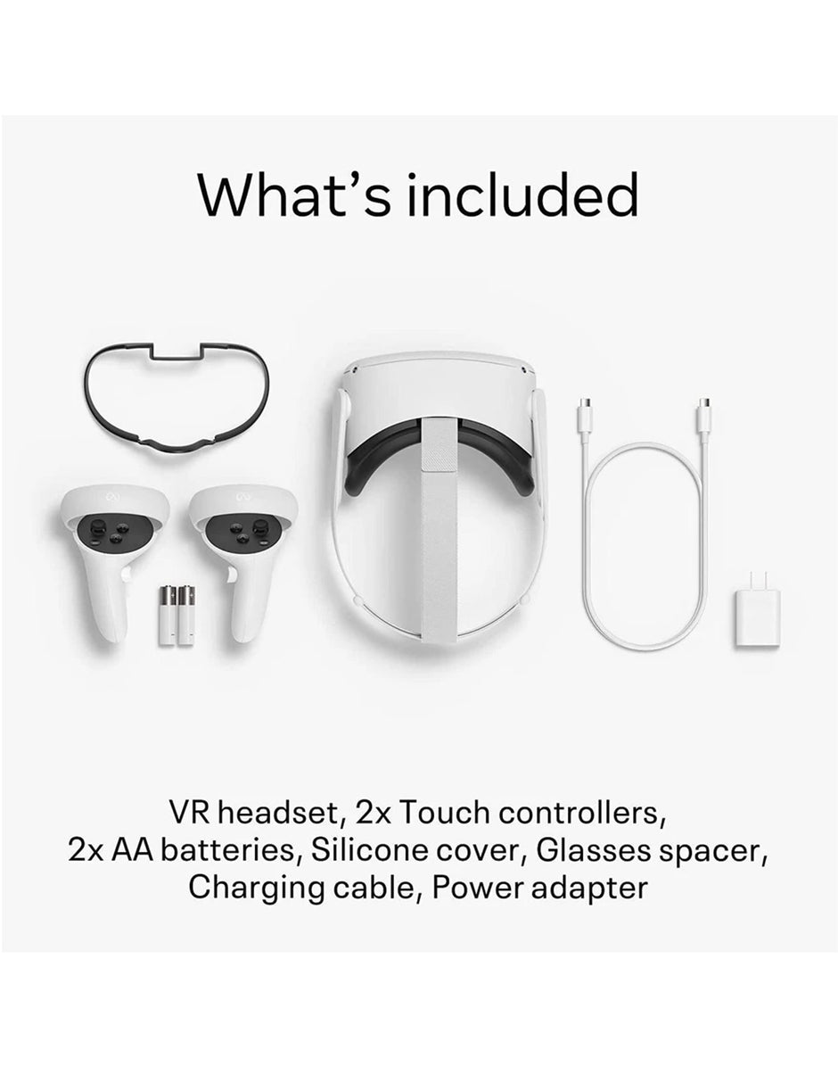 Meta Quest 2 256GB Immersive All-In-One Virtual Reality Headset | TechCrazy