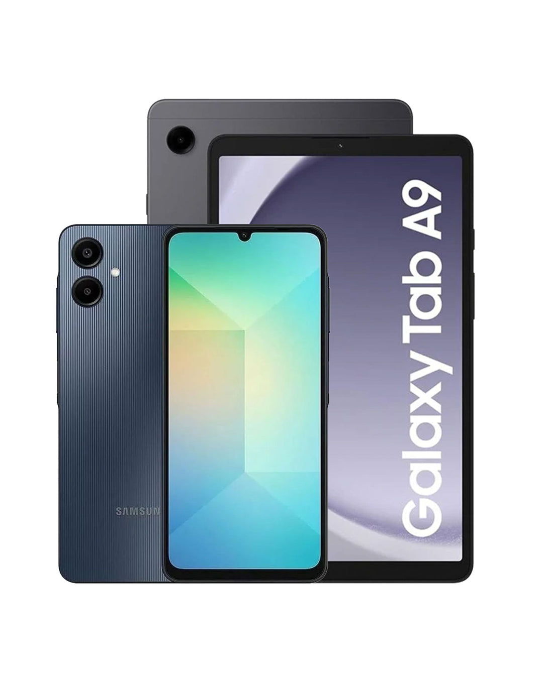 Samsung Galaxy A06 (2024) 4GB 64GB 4G Dual SIM + Galaxy Tab A9 (2023) 8 ...